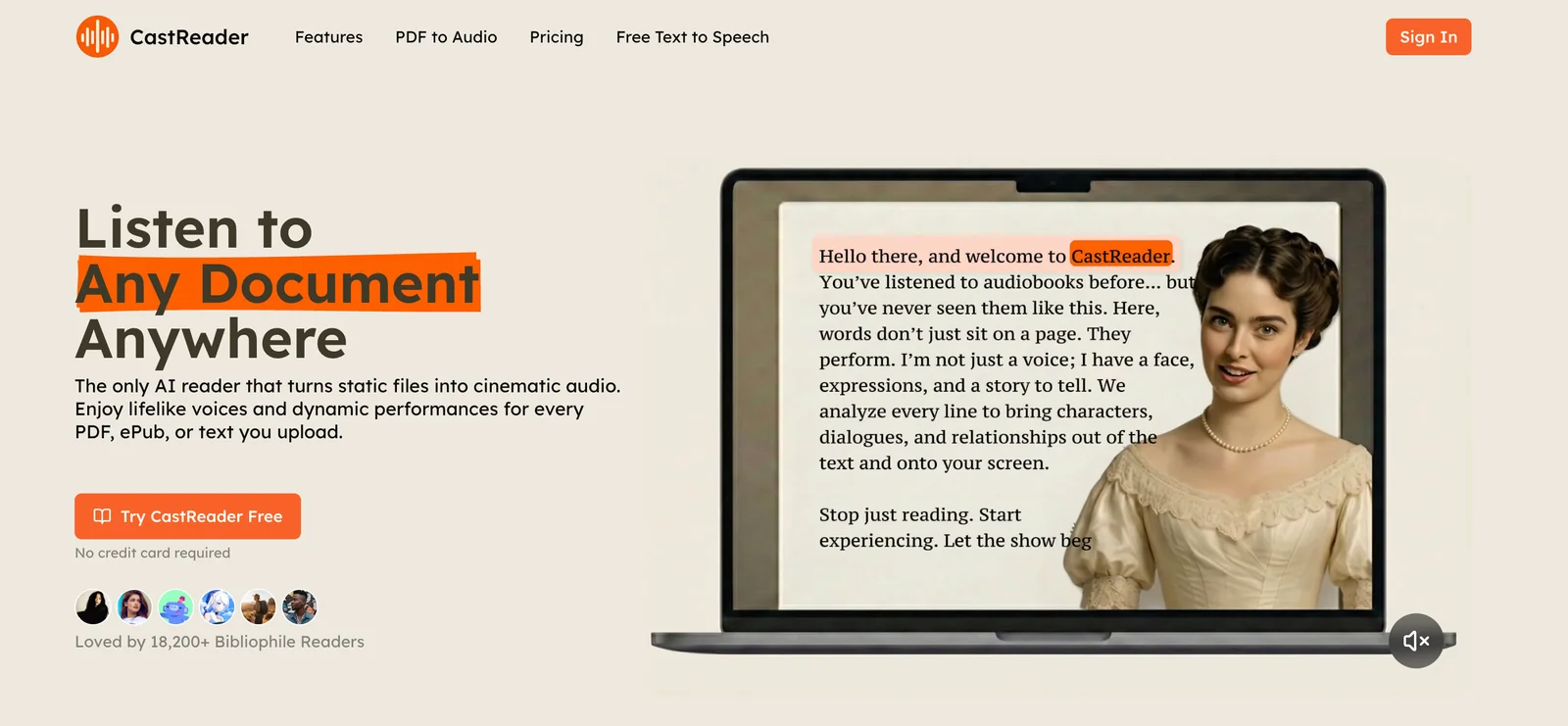 CastReader - AI Tool Review | LinkGo