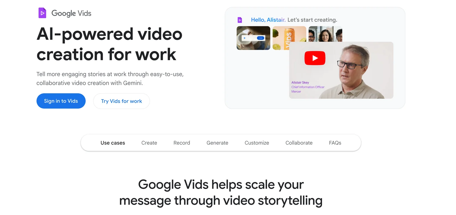 Google Vids - AI Tool Review | LinkGo