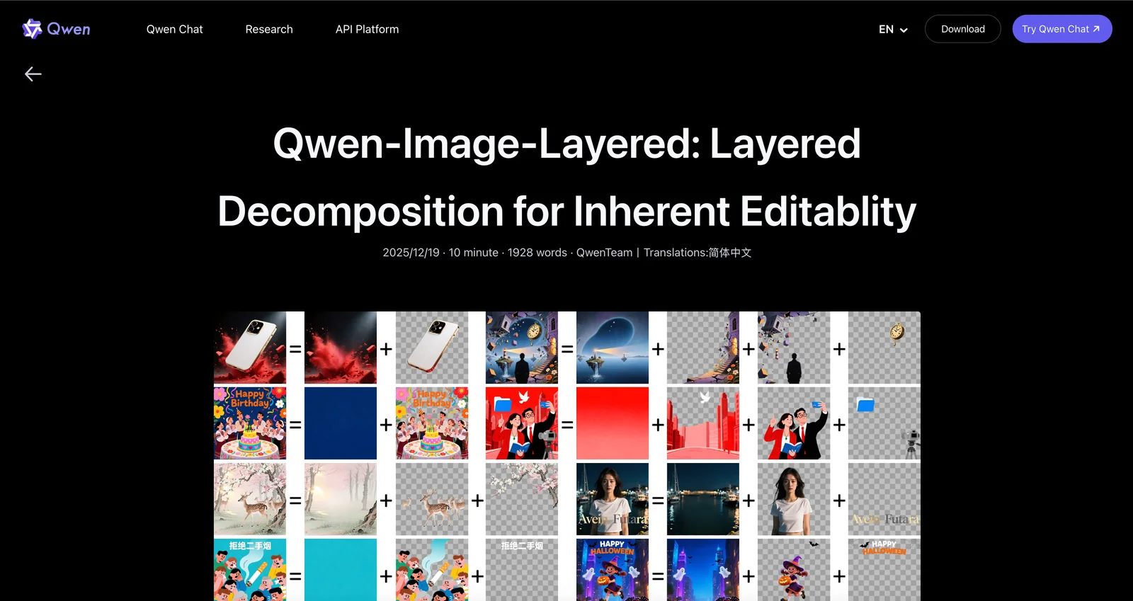 Qwen-Image-Layered - AI Tool Review | LinkGo